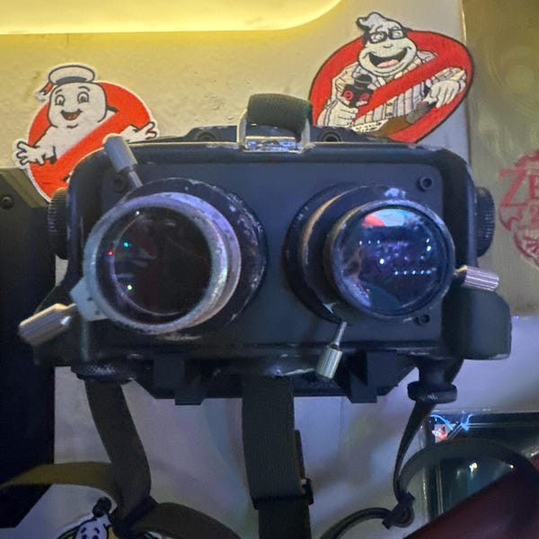 Ghostbuster Goggle / Thrower Wall Mounts - Etsy