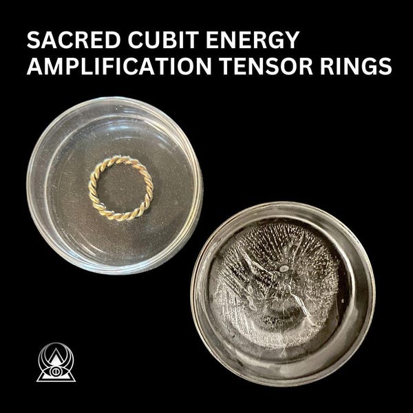 1/8 Sacred Cubit Copper Tensor Ring #14 Gauge About Size 8 in Ring Size ...