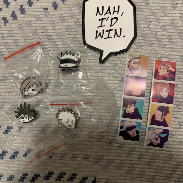 Jujutsu Kaisen Manga Chibi Filler Pins - Etsy UK