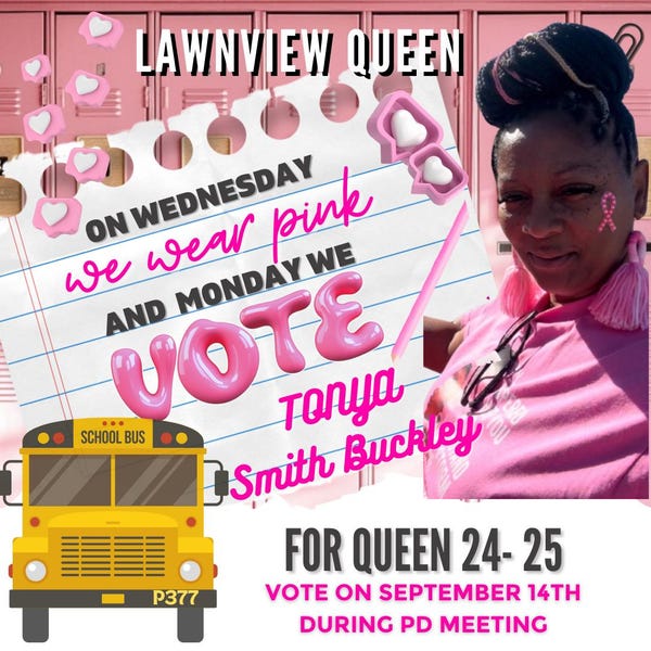 Homecoming Queen Campaign Flyer | DIY Vote for Me Election High School ...