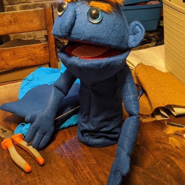 Half Body Round Head Puppet Pattern: Complete Foam + Fleece Pattern PDF ...