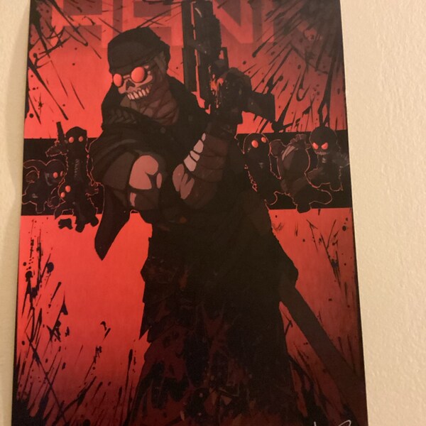 Grinning Hank Portrait 18x12 Print - Etsy