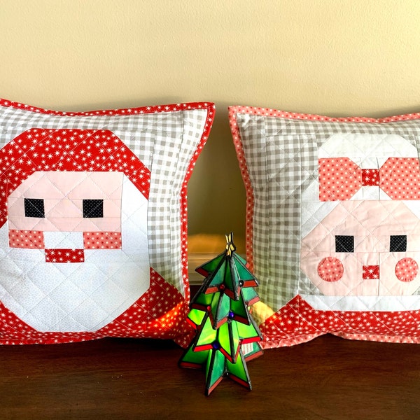 PDF Christmas Quilt Pattern - Santa Claus Quilt Pattern - Etsy