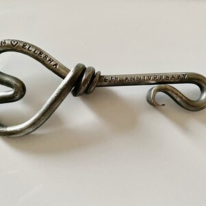 Treble Clef Letter Opener Blacksmith Hand Forged - Etsy