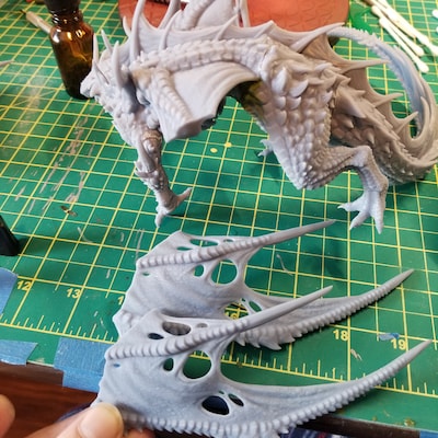 Dark Dragon High Detail Multi-part Miniature Resin 3D - Etsy Canada