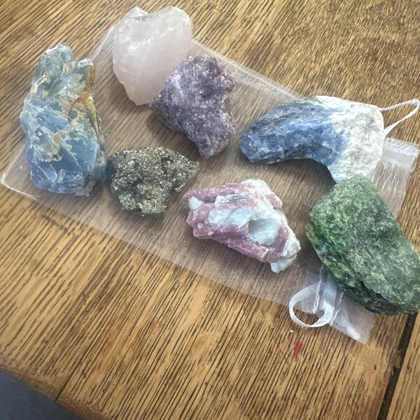 Mystery Bag of Assorted Crystals, Natural Raw Gemstones, Wholesale ...