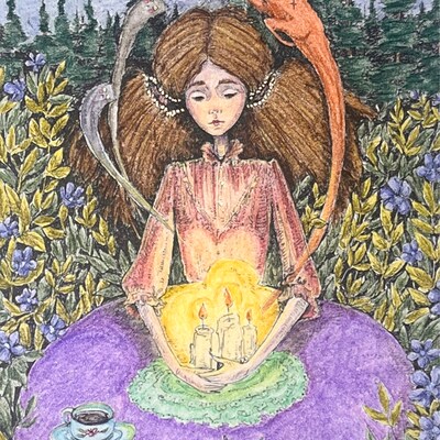 The Conjuring A4 Digital Coloring Page by Karolina Kubikowska - Etsy