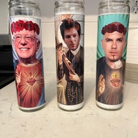 Celebrity Saint Candle - Etsy
