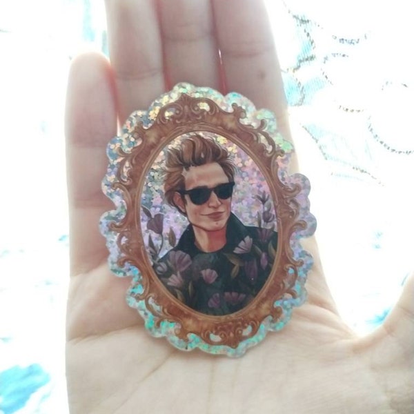 Sparkly Edward Cullen Twilight Glitter Sticker - Etsy