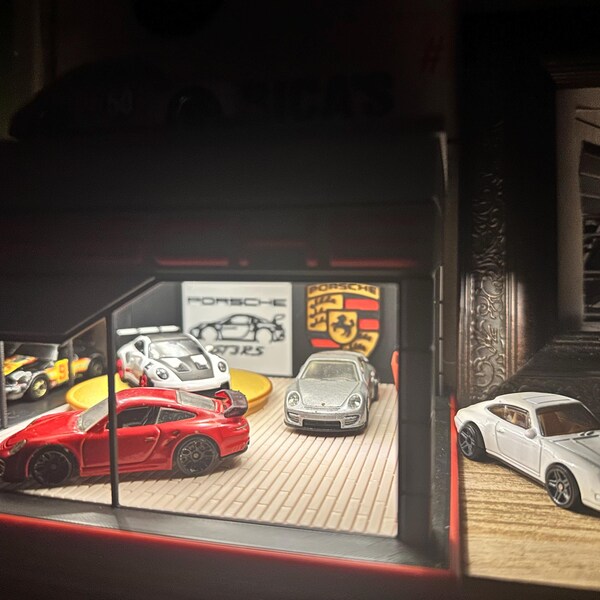 1/64 Model Cars Diorama Model Diecast - Car Wash Station! - 3D Printed ...