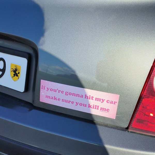Im Just a Girl Bumper Sticker AND Magnet Funny Meme Sticker 8.7'' X 2.7 ...