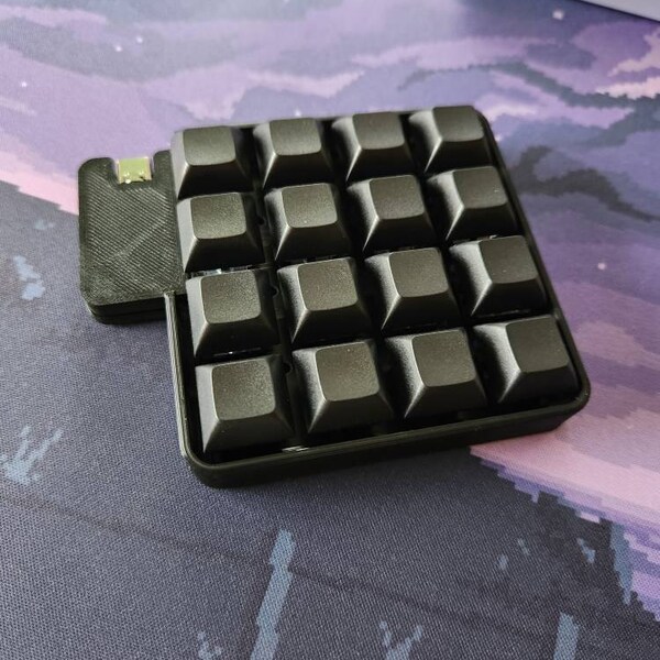 ZMK 16 Hotswap Mechanical Macropad -- (qmk/vial) Easily Programmable ...