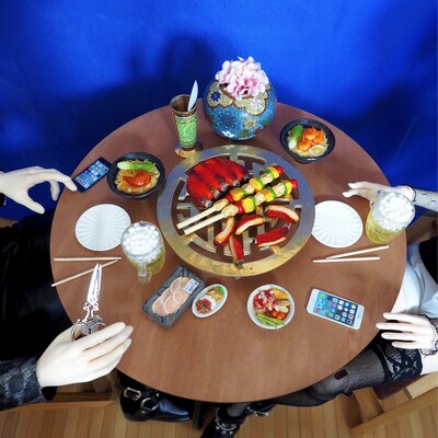 Miniature RIBS BBQ, Doll Food for BJD, Msd, Sd, Yosd, Dollhouse, 1/12 ...