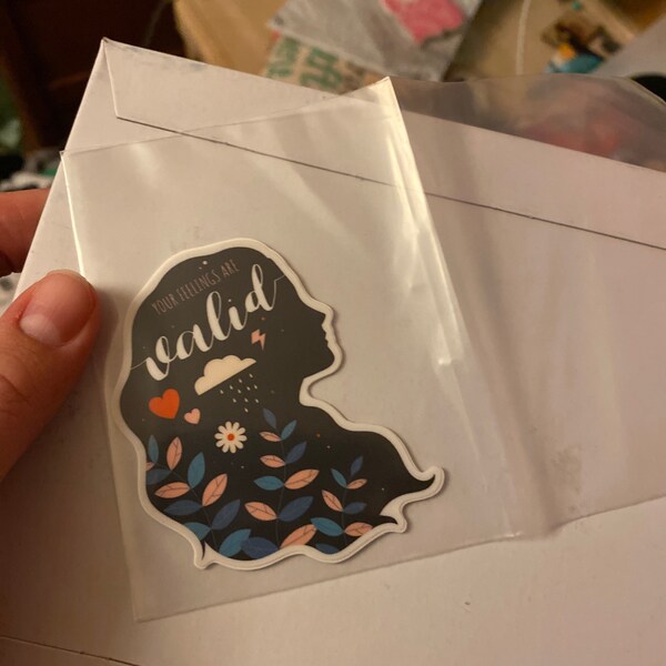 Feelings Wheel Sticker Mental Health Decal Emotions Laptop and Cup ...