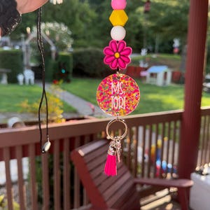 Groovy Sparkly Lanyard Personalized Lanyard for Badge 80's Lanyard ...