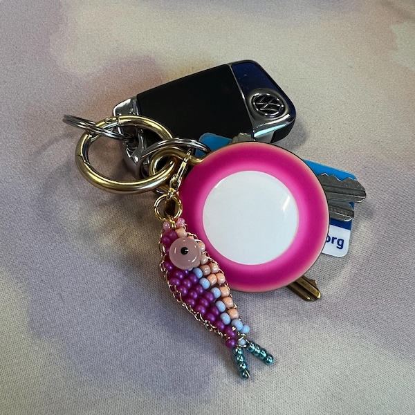 Feesh Handbeaded Gold Wire Fish Charm - Each One is Unique - Etsy