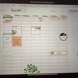 Plant Digital Planner Sticker Goodnotes Sticker, iPad Digital Sticker ...