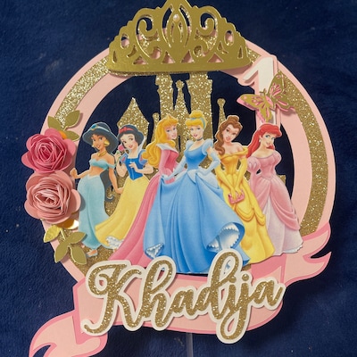 Disney Princess Cake Topper - Etsy Australia