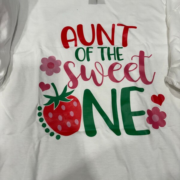 Sweet One Shirt, Girl Birthday Party T-shirt, Family Matching Birthday ...