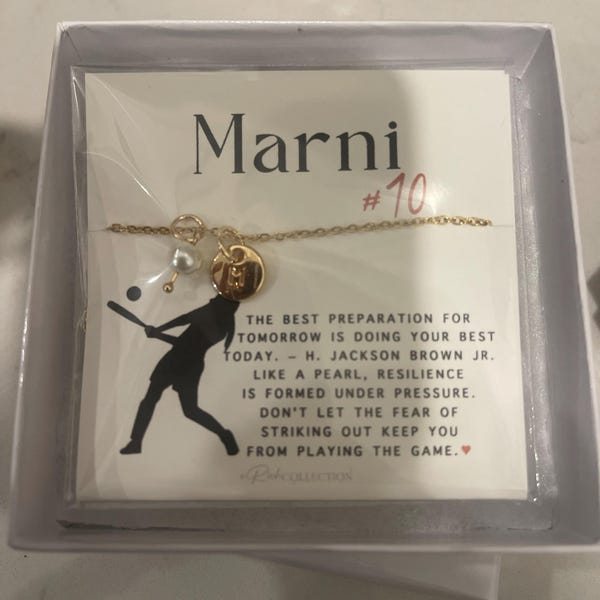 Softball Necklace: Teamwork Gift for Softball Player - Etsy