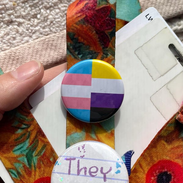Cupioromantic Pride Flag 1.25 Inch Accessories - Pins, Magnets ...