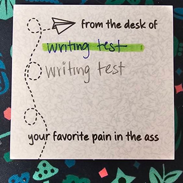 From the Desk of Your Favorite Pain in the *ss Sticky Notes, Funny Memo ...