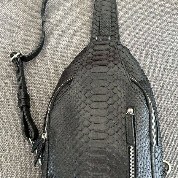 Python Bag green Bag snakeskin Bag snakeskin Purse gift for Her python ...