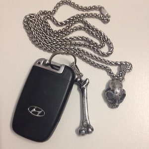 Handmade Human Femur Keychain Medical Keyring Pewter Bone - Etsy