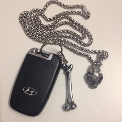 Handmade Human Femur Keychain Medical Keyring Pewter Bone - Etsy