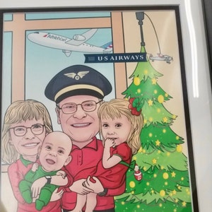 Custom Doctor Gift Caricature Drawing for Frontliner: | Etsy