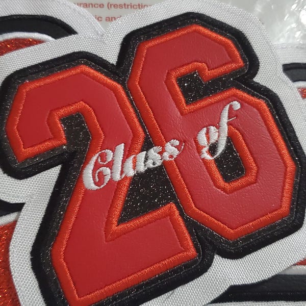 Graduation Year Letterman Jacket Patch | Class Year Letterman Jacket ...