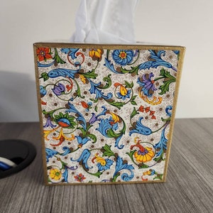 Italian Florentine Tissue Box Cover No. 2 - Etsy