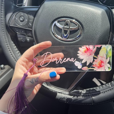 Personalized Name Acrylic Bookmark, Christmas Gifts for Mom, Gift for ...