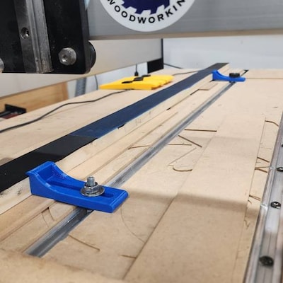 CNC Corner Fence Low Profile, 3D Printed CNC Corner and Side Fences ...