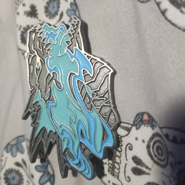 Kaiju Godzilla Glow-in-the-dark Enamel Pin - Etsy