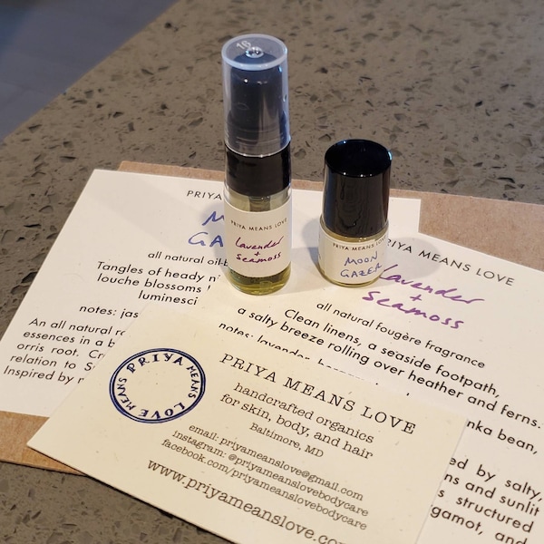 MOON GAZER Natural Perfume Oil - Moonlight and Night Blooming Flowers ...