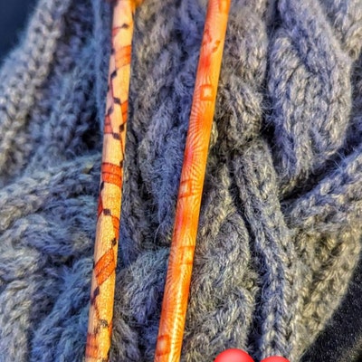 The Knitting Needle Hair Stick by Plain Jane Natural Wooden Hair Stick ...