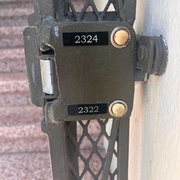 Blue Gold Metal Name Plate - Metal Name Sign - Picture Frame Plate ...