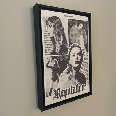 Taylor Swift Reputation Album Poster Print Music Canvas Wall Art for ...