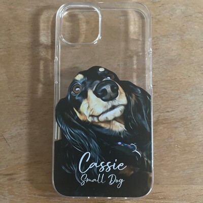 Custom Pet Phone Case Personalised Animal Cover Fit for iPhone 15 Pro ...