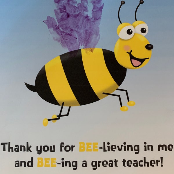 Teacher Appreciation Gift, DIY Kid Craft, Teacher Gift Idea, End of ...