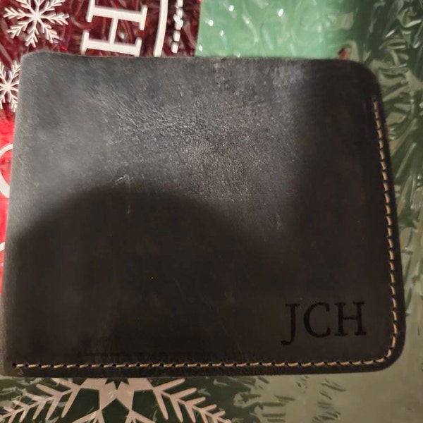 Personalized Leather Wallets Men, Men's Wallet Gifts for Him ...