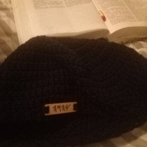 Hebrew Headwear Israelite Mitre Gold Menorah Hebrew Bandana Paleo ...