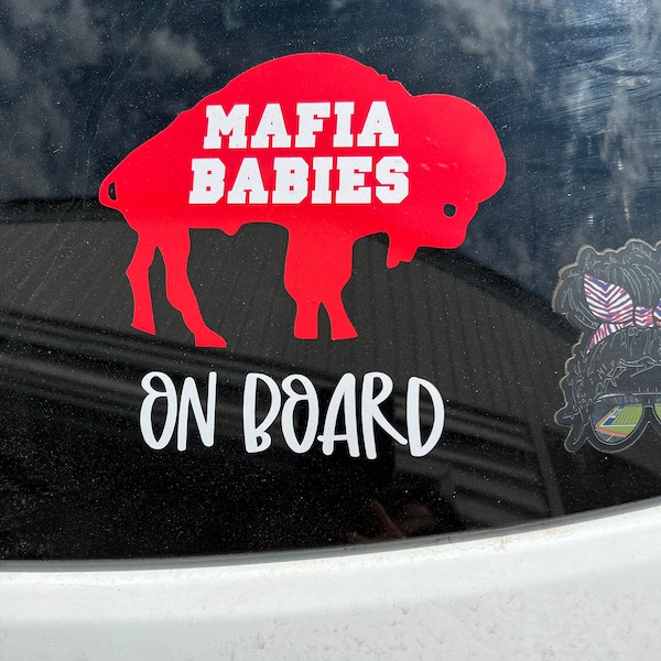 Buffalo Bills Mafia Logo Vinyl Decal, Car Decal, Car Sticker, Laptop ...