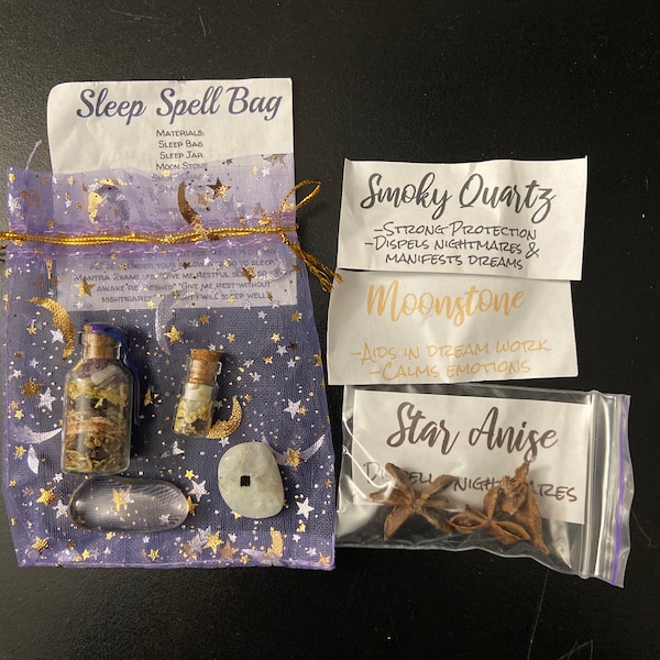 Spell Bags, Jars, Crystals & Herbs (anxiety/depression, Creativity ...