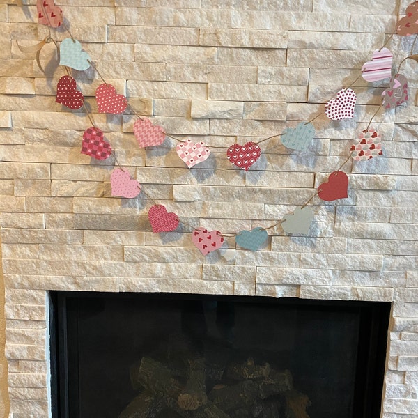 Valentine Banner,rustic Valentine Banner,valentine Decor,valentine ...