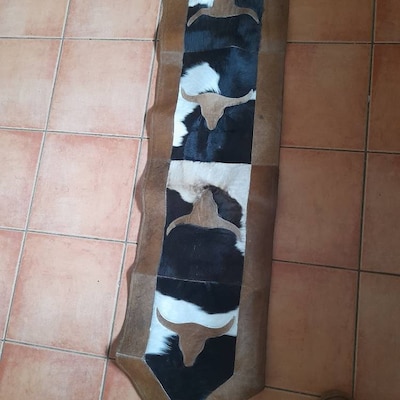 Handcrafted Cowhide Rug 100% Natural Cow Skin Rug Real Leather ...