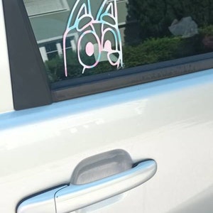 Long Dog Decal Sticker , Car Window - Etsy