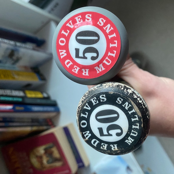 Personalized Baseball Bat Knob Decals, Team Name, Number & Colors - Etsy