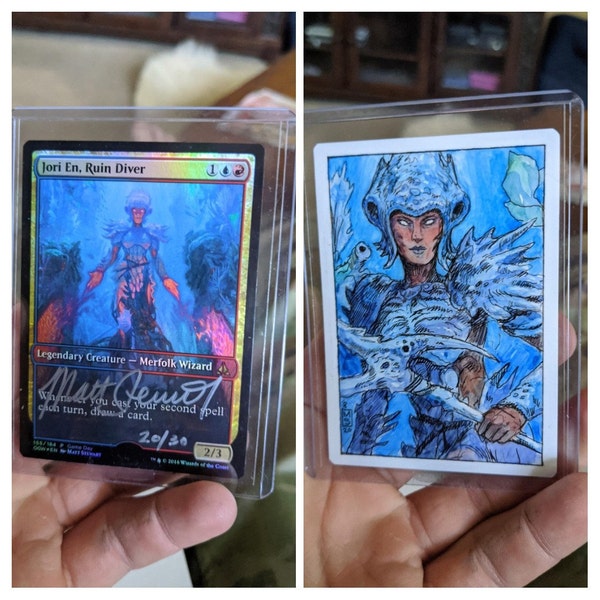 Jori En, Ruin Diver Signed Gameday Promo Foil Artist Proof Card - Etsy